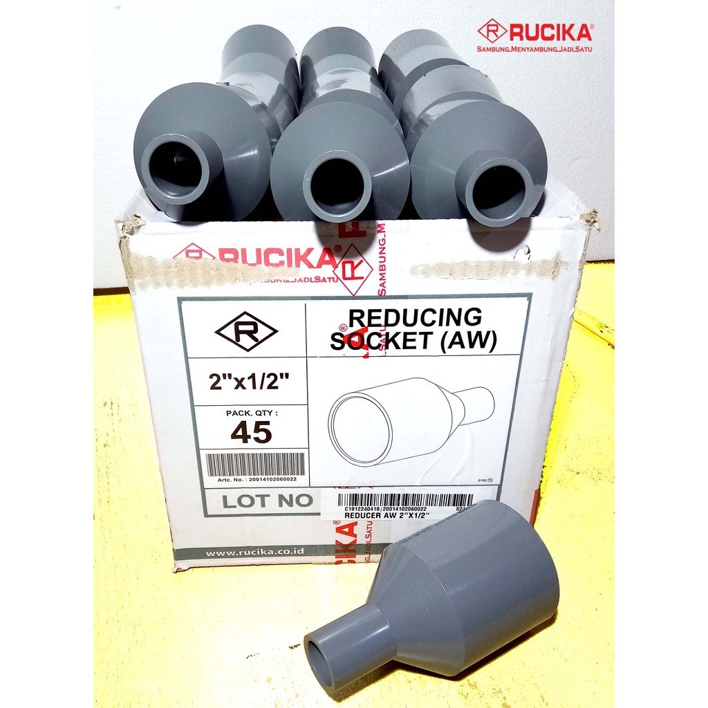 V Sock AW 2 x 1/2 Rucika 1 Box (reducer pipe connection) | Shopee Malaysia