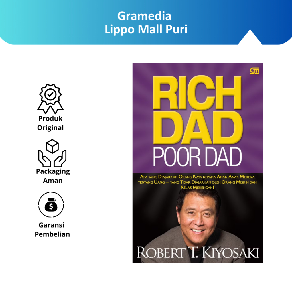 Gramedia Lippo Mall Puri -Rich Dad Poor Dad (Revised Edition) (Robert T ...