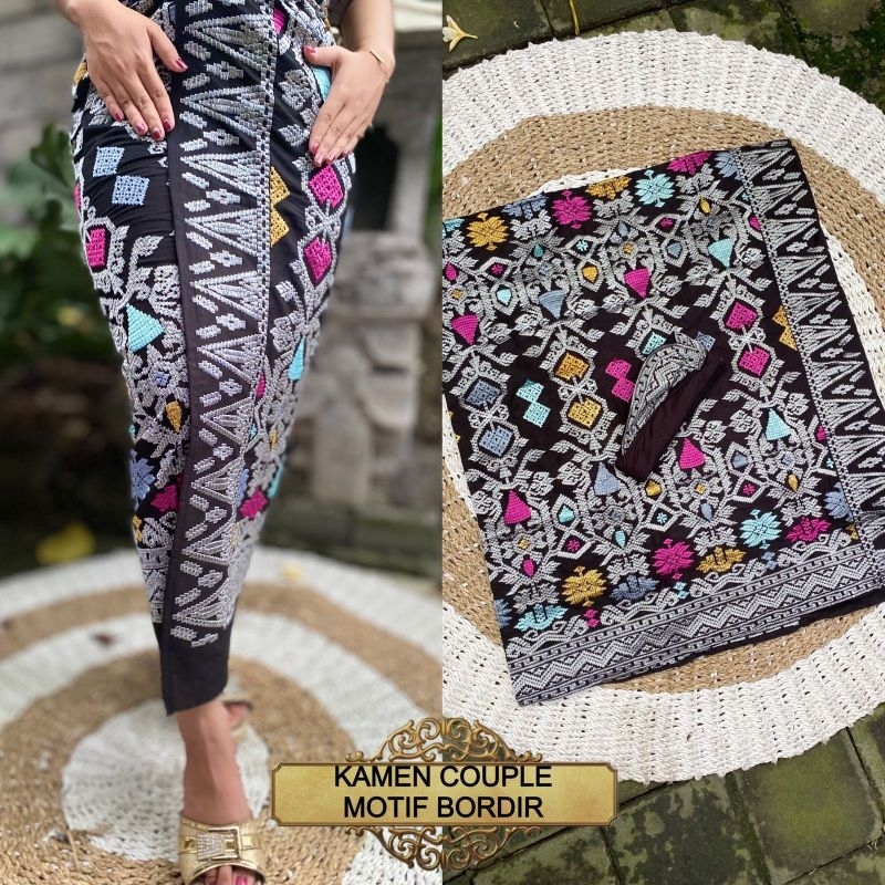 Kemen Couple Embroidered Motif sheet model for adults | Shopee Malaysia