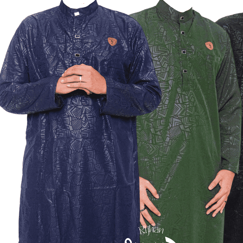 Gamis robes for adult men luxury robes embossed muslim men's robes ...