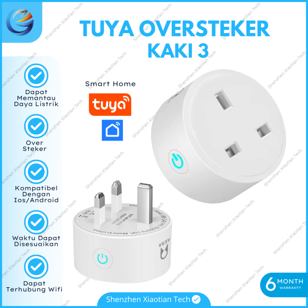 3 Leg Plug / Tuya Wifi Smart Plug / Tuya AC Plug / Over 3 Leg Plug With ...