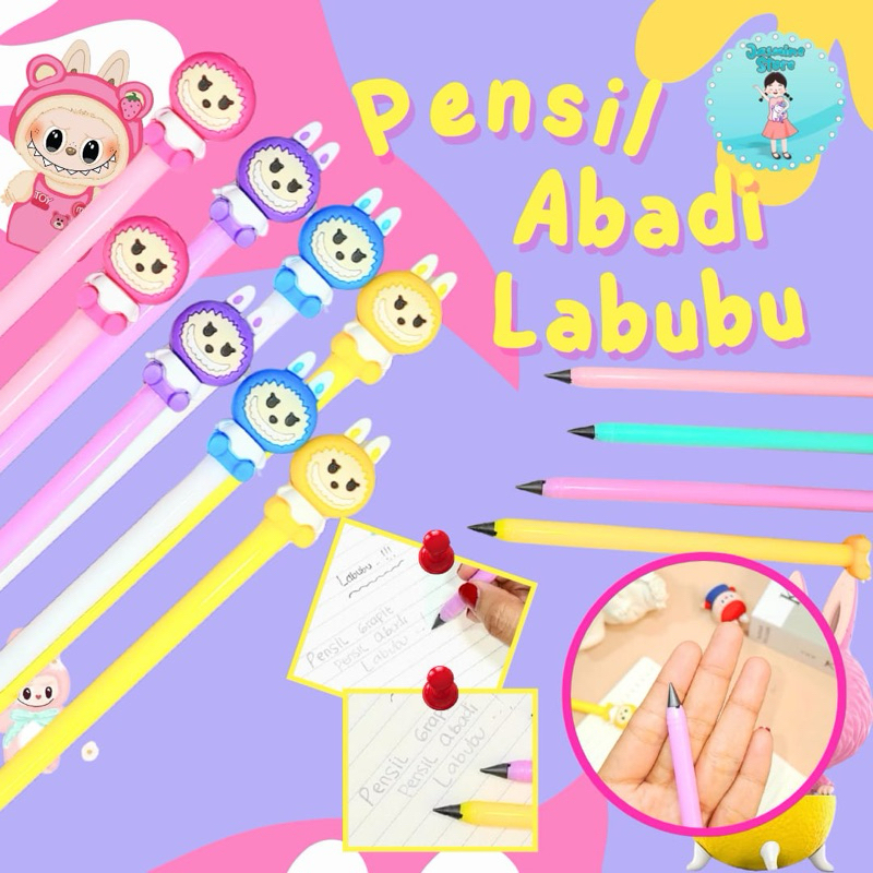 Labubu Eternal Pencil/Cute labubu Pencil/Eternal HB labubu Pencil ...