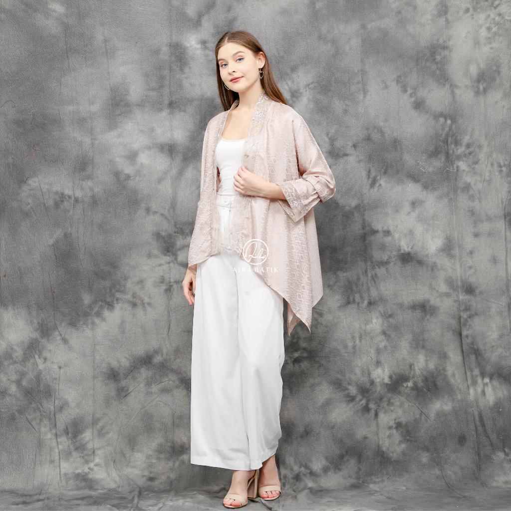 AIRA BATIK_ Claudia Blouse Free Belt I One Set Viscose | Modern Kebaya | Graduation Kebaya ...