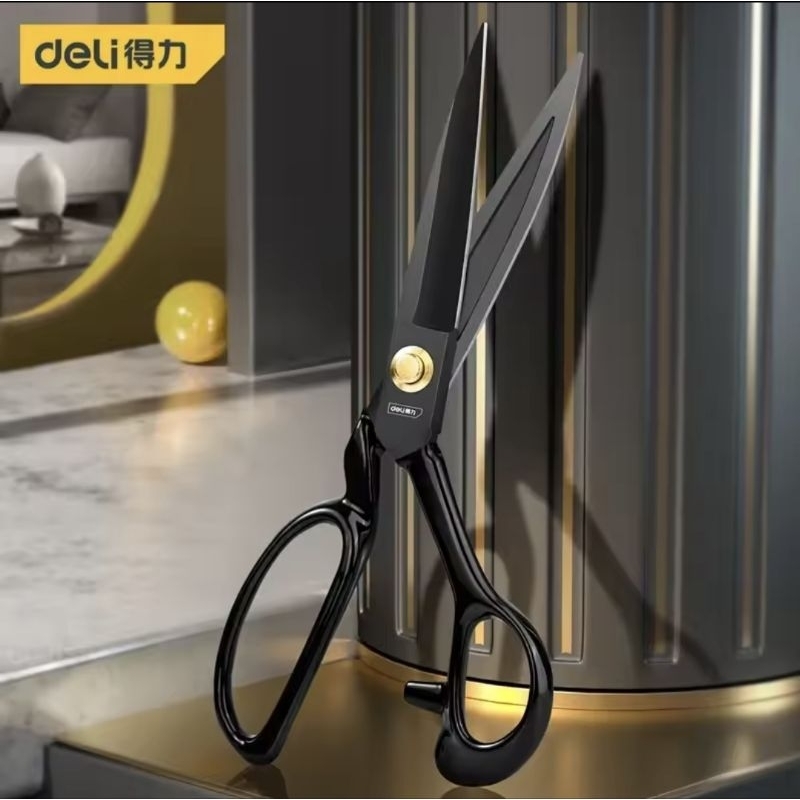 Deli tailor scissors leather fabric scissors fabric leather black ...