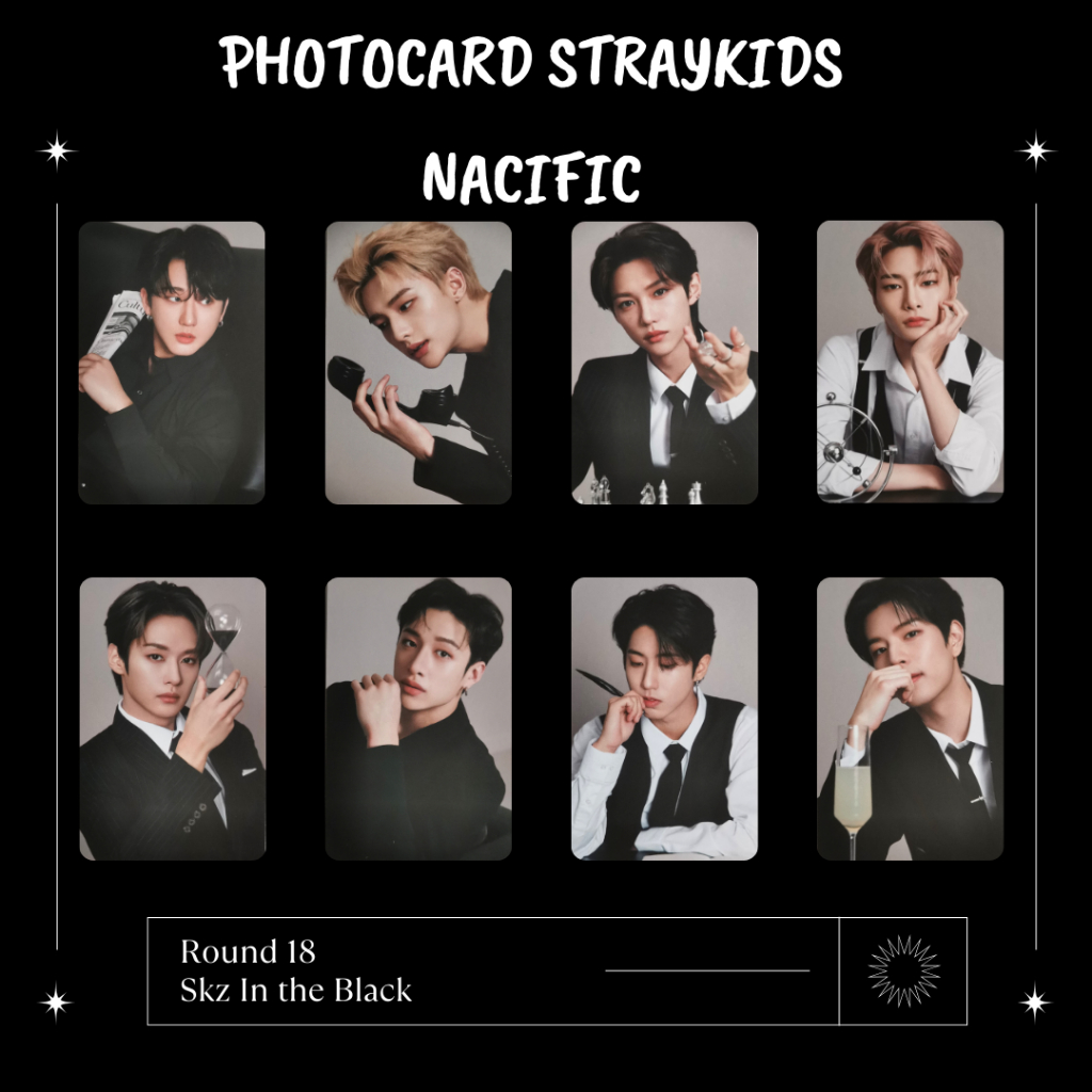 Stray Kids Photocard Official Bangchan Leenow Hyunjin Han Felix Nacific ...