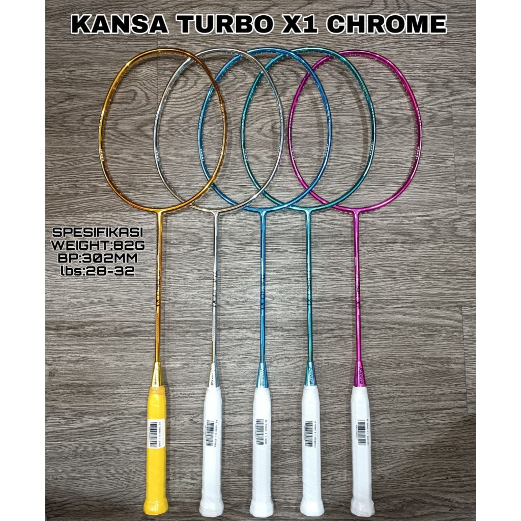 Original Kansa Turbo X1 Chrome Badminton Racket | Shopee Malaysia
