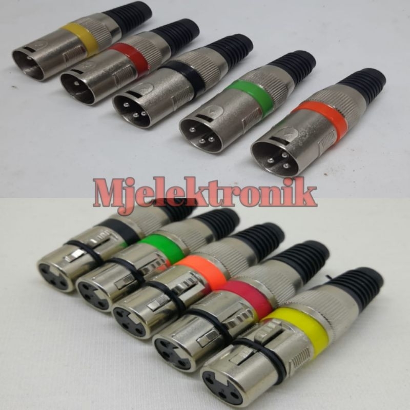 Jack Canon xlr Canare/Socket Canon xlr Canare Female Male List Color 5 ...