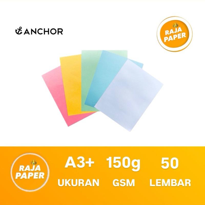 Brief Card Paper Size A3+ 50 Sheets 150 Gsm Gr Gram By Pindo Anchor ...