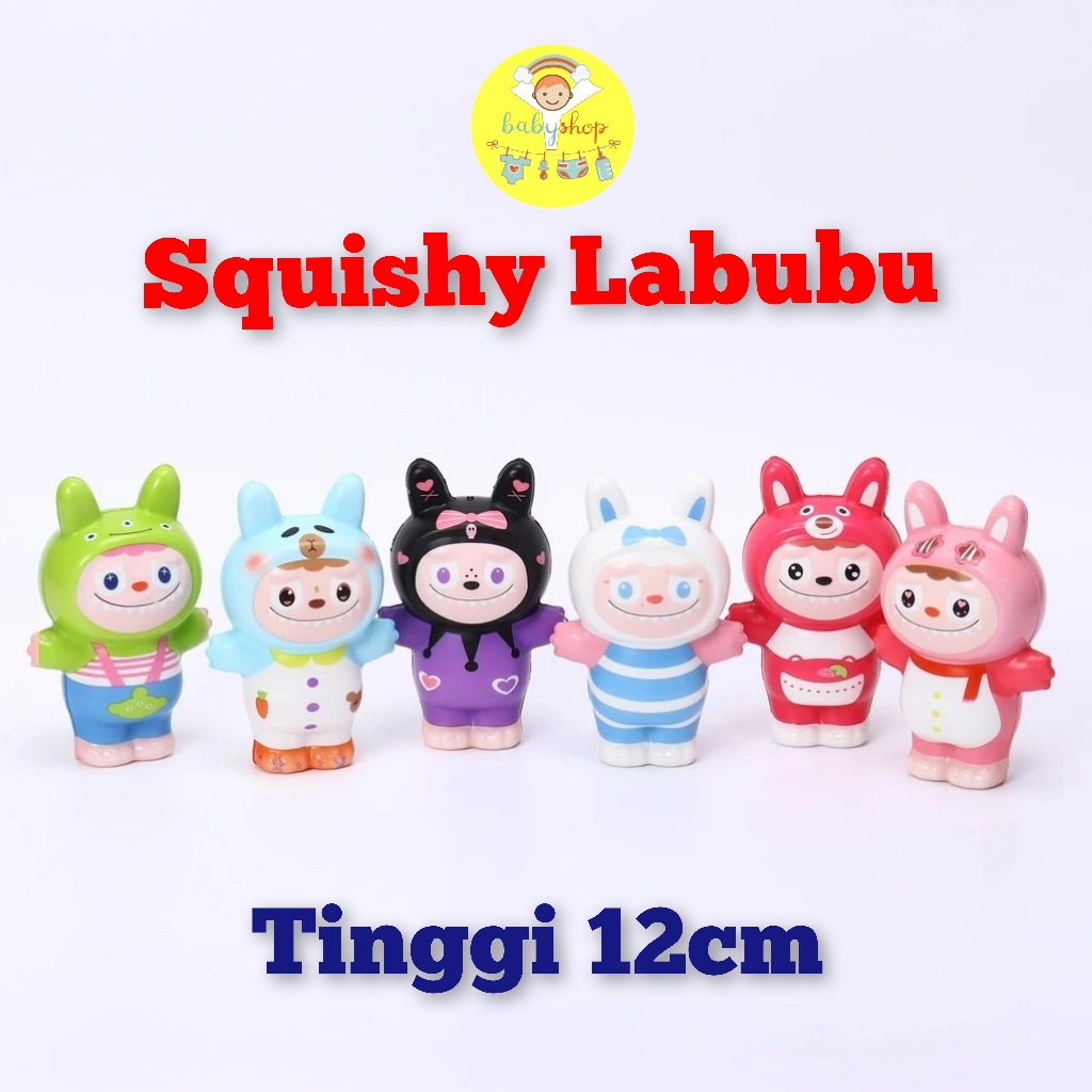 Labubu Squishy Toy 12cm High | Shopee Malaysia