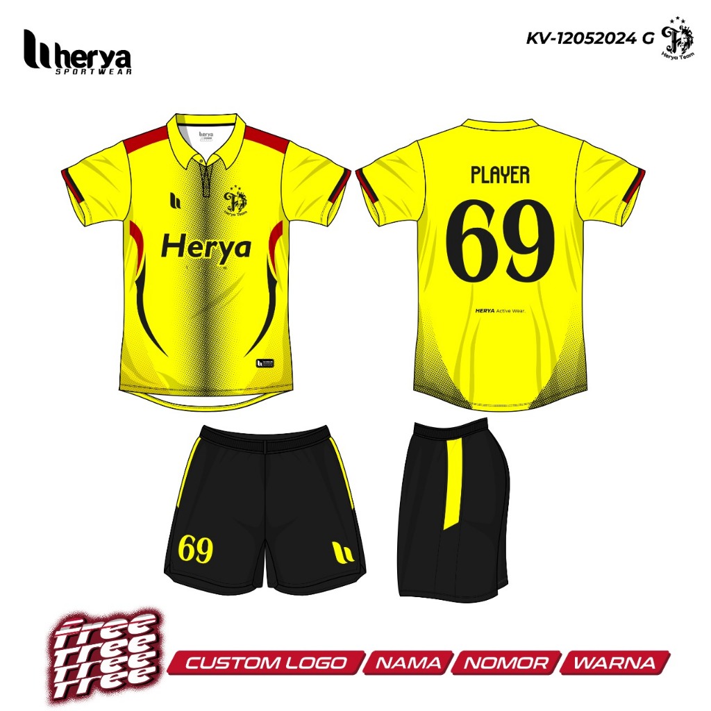 Custom Jersey | Futsal Jersey | Football Jersey | Full Printing Class ...