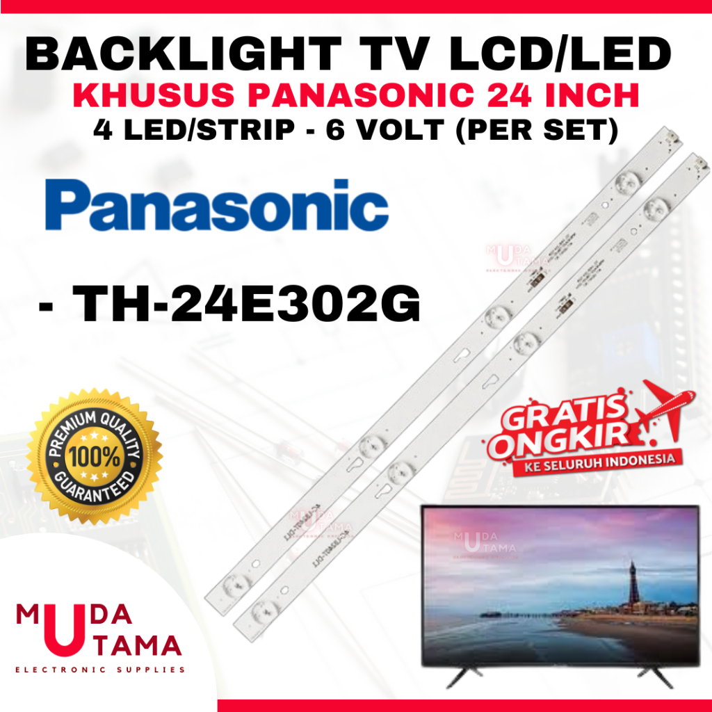 Panasonic 24 INCH LCD TV BACKLIGHT TH-24E302G 24E302G- PANASONIC TV ...