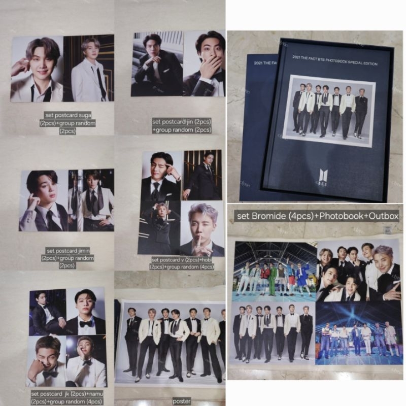 Bts 2021 TMA The Facts Special Edition Indonesia Photobook Bromide ...