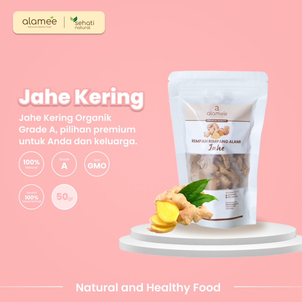 Alame Dried Ginger Sliced Dried Ginger Natural Organic Rhizome Spice ...
