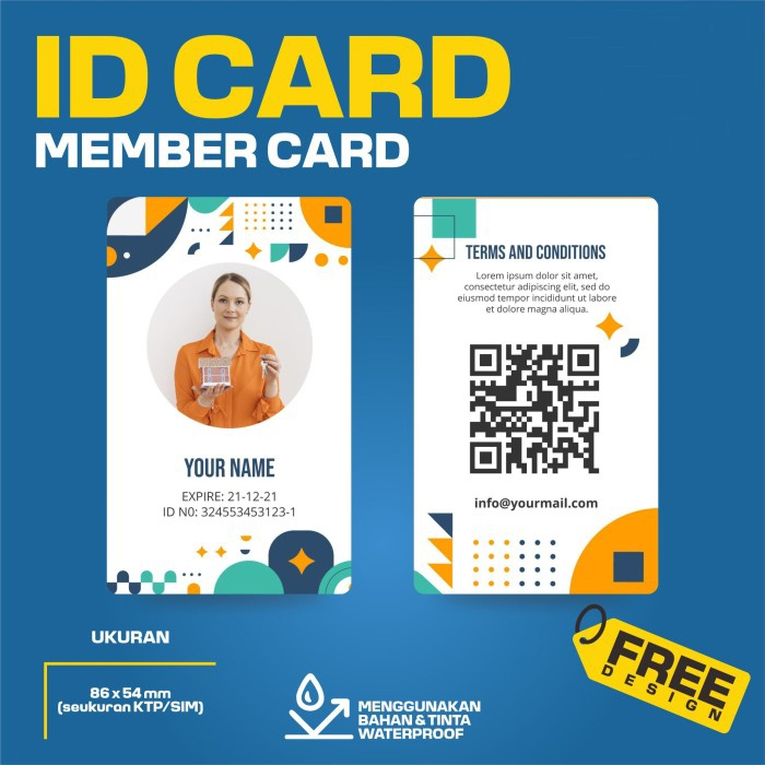 Custom Print UV PVC, Name Tag, ID Card | Shopee Malaysia