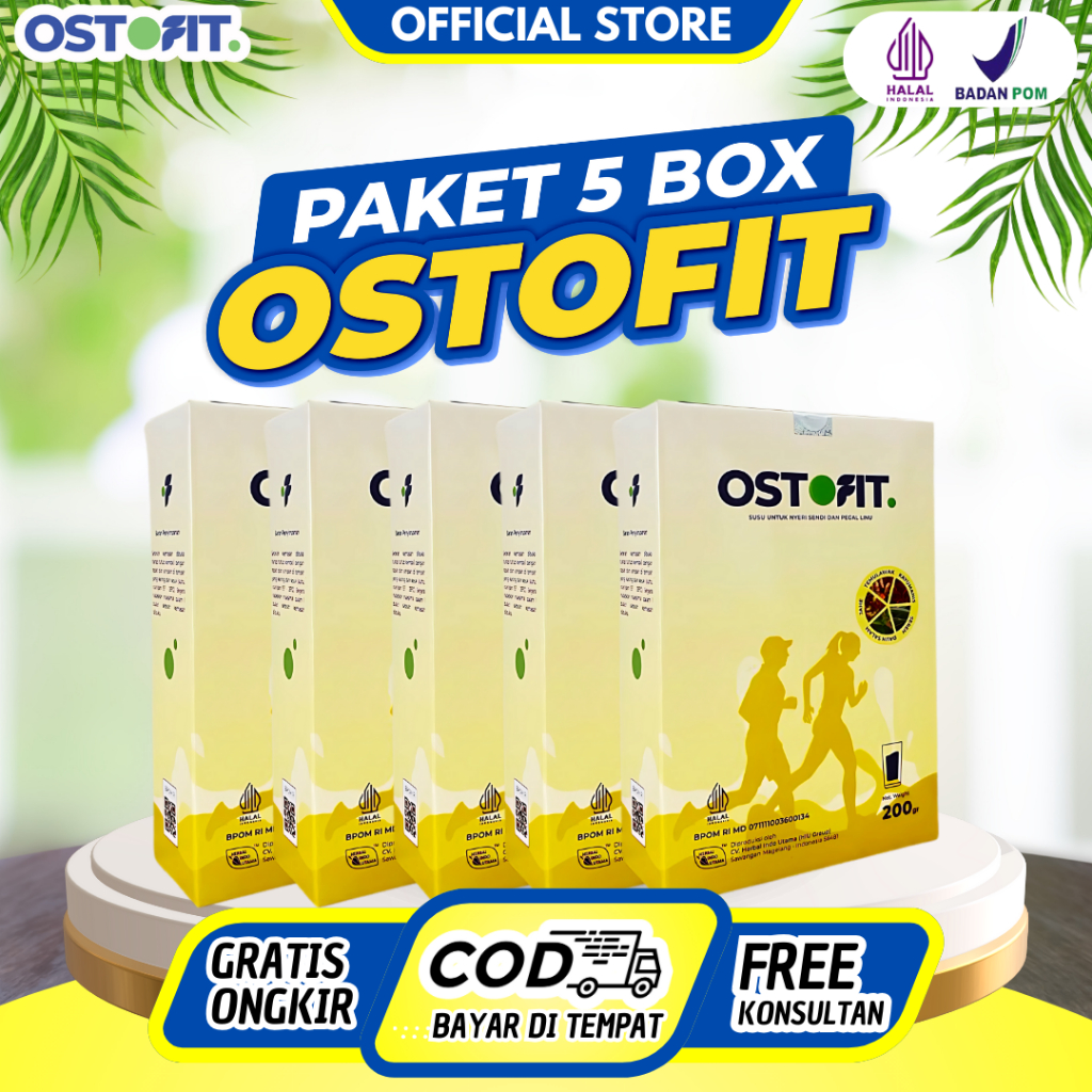 Ostofit - Package of 5 Boxes 5x FASTER Cure Joint Pain and Gout ...