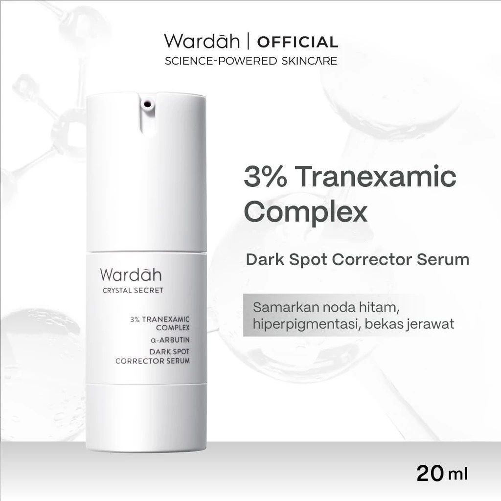 Wardah Crystal Secret 3% Tranexamic Acid + Alpha Arbutin Dark Spot ...