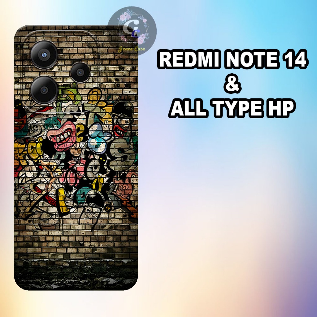 HP (GC12) Latest 2024 REDMI NOTE 14 rubber Softcase | Grafity Motif ...