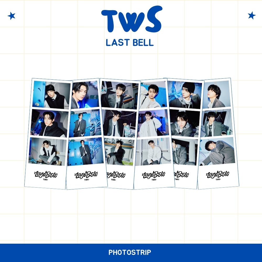 Photo STRIP TWS LAST BELL SUMMER BEAT SPARKLING BLUE (PRICE 1 PCS + 2 SIDES LAMINATED) PHOTO OF ...