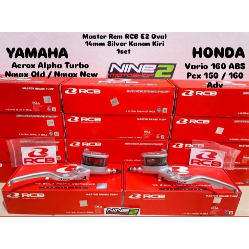 Master Brake RCB E2 Oval Racing Boy 14mm Front Silver Package Right ...