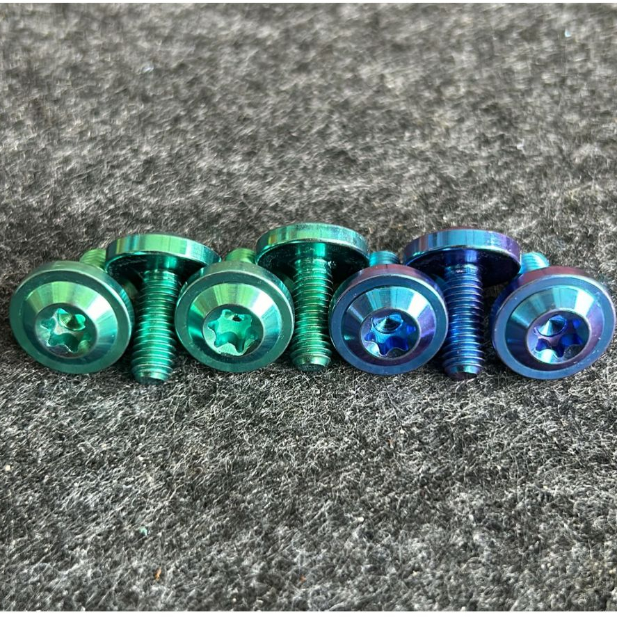 Probolt titanium bolts m6 x 15 big head thread 10 15mm original vtm ...