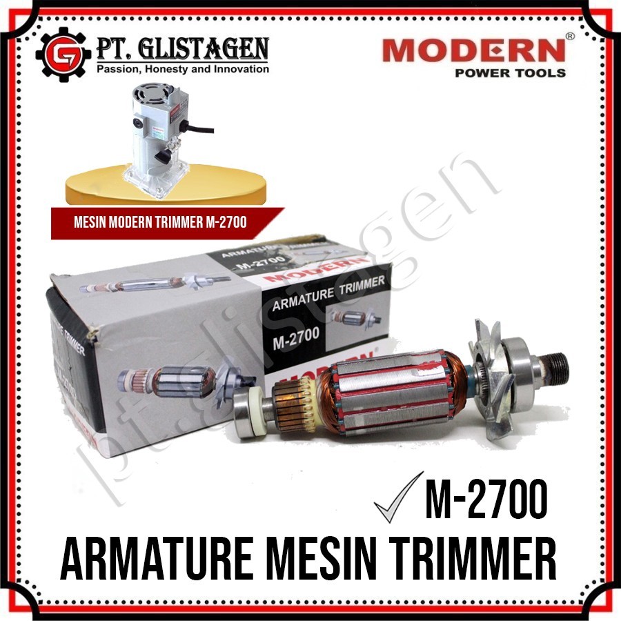 MESIN Modern M2700 Heart Armature Profile Machine Profile Trimmer ...