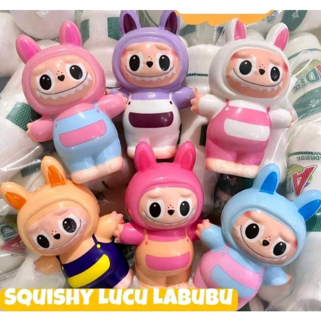 Large Size Labubu Squishy Toy / Super Cute Labubu Squeeze Squishy ...