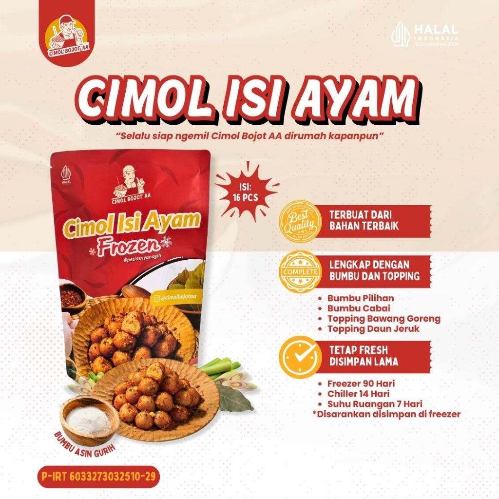 Cimol Bojot Aa Spicy Salted Chicken | Shopee Malaysia
