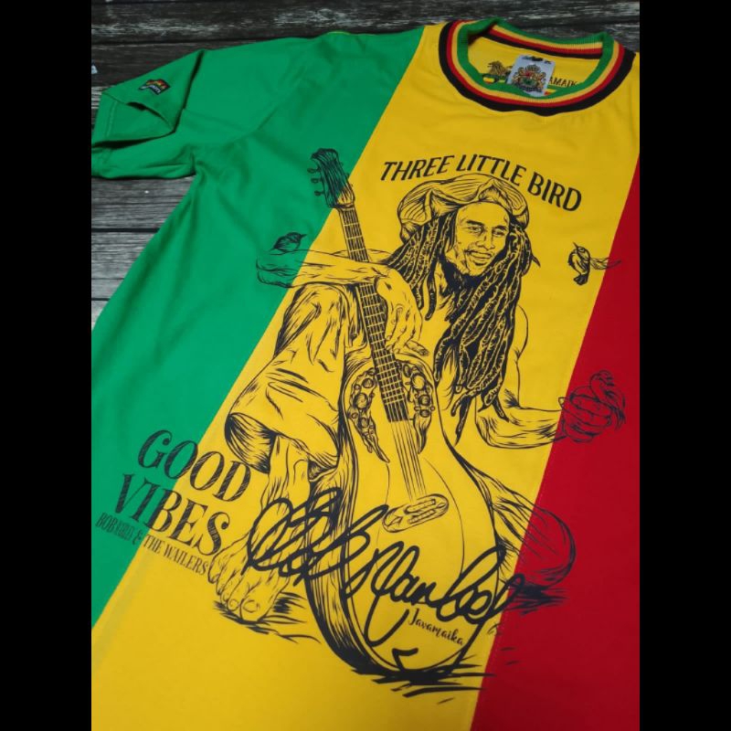Bob Marley Three Little Bird MKH t-shirt Rasta Reggae t-shirt Rasta ...