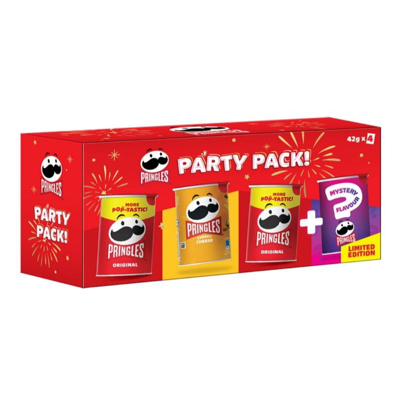 Pringles Potato Chips Party Pack 4 x 42 g | Shopee Malaysia