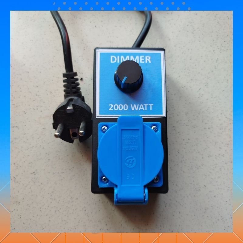 BLUE DIMMER SPEED CONTROL READY TO USE FAN MOTOR DRILL GRINDING 2000W ...