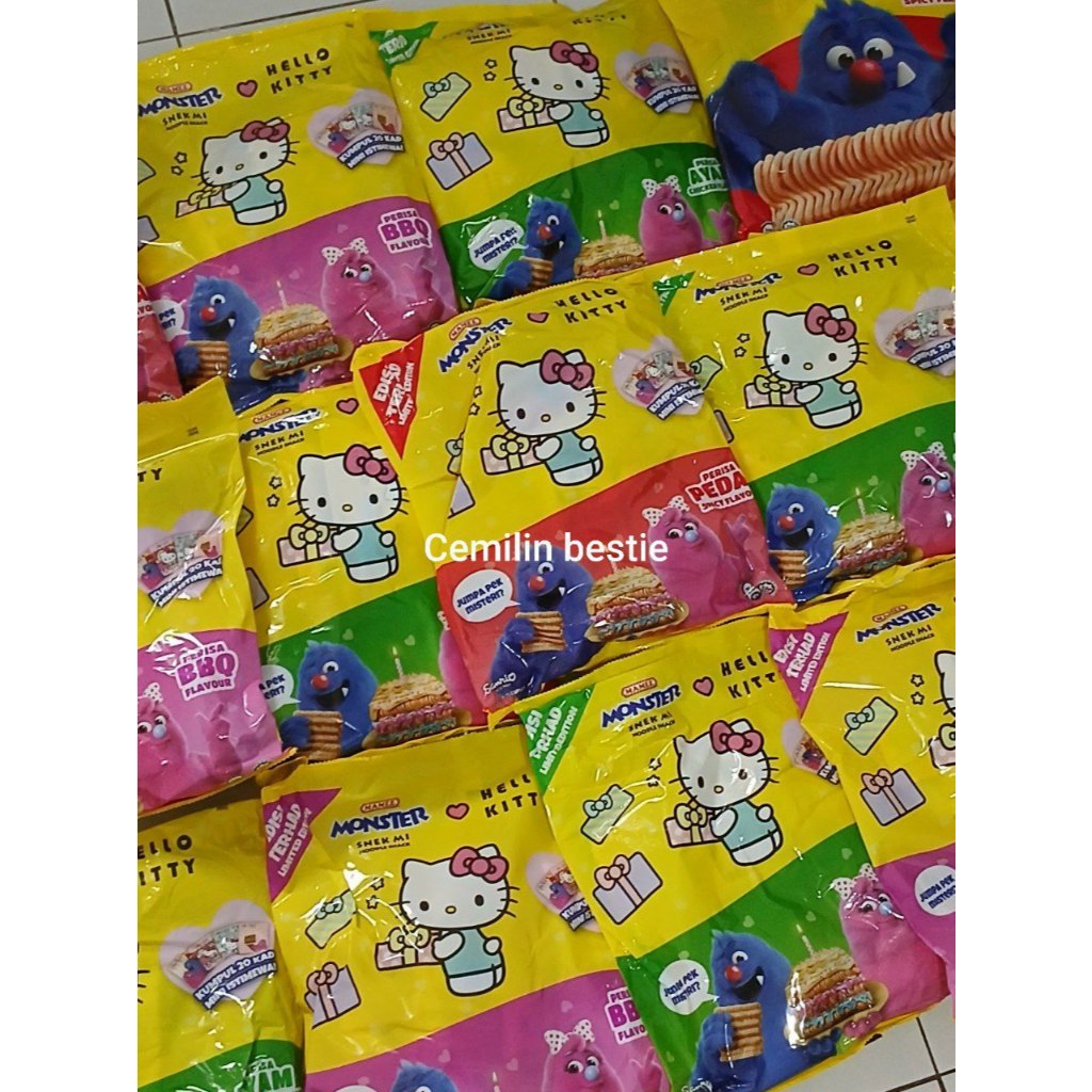 Mamee monster snack mi limited edition hello kitty 1 pack contains 8 ...
