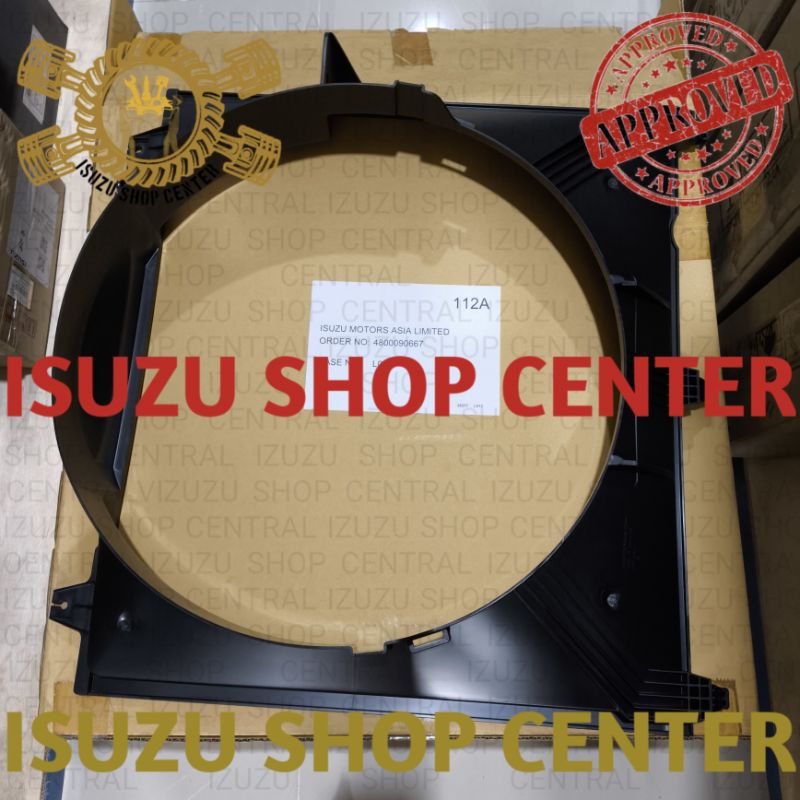 SEBENG COVER FAN RADIATOR ISUZU DMAX MUX 1.9 1900CC ORIGINAL GENUINE ...