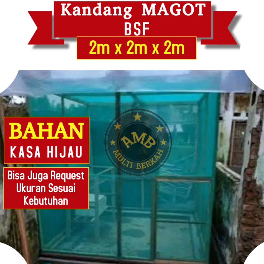 Bsf Magot Cage Fly Net Ready to Use Gauze Size 2m x 2m x 2m | Shopee ...