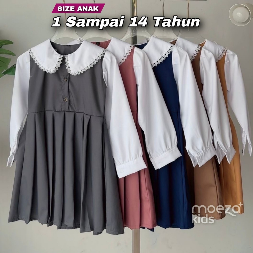 KEMEJA Mikaru Girls' Blouses Girls' Clothes Girls' Clothes Children's ...