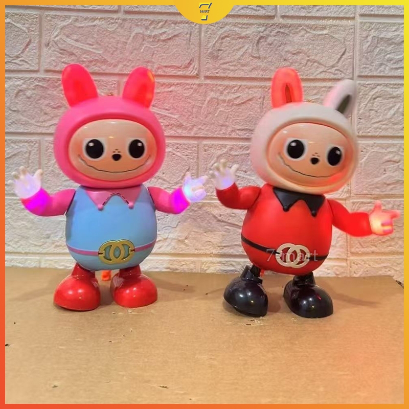 Labubu Dance Robot Toy Children's Toy Robot Dancing Music Lighting ...