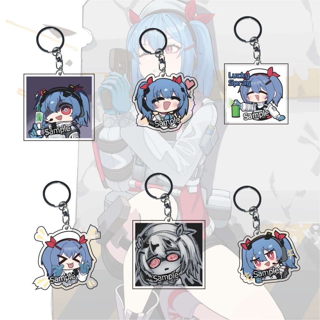 GANTUNGAN Exilium Colphne ALL Frontline Girls Keychain - Key Chain ...