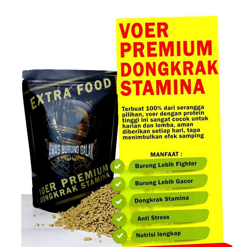 MURAI FEED EXTRA FOOD VOER PREMIUM FOR MURAI BATU CENDET AND KACER FEED ...