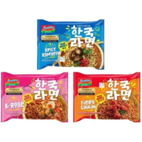 Indomie Premium Collection Korean Ramyeon Series Spicy Ramyeon / Fiery Chicken / K-Rose | Shopee ...