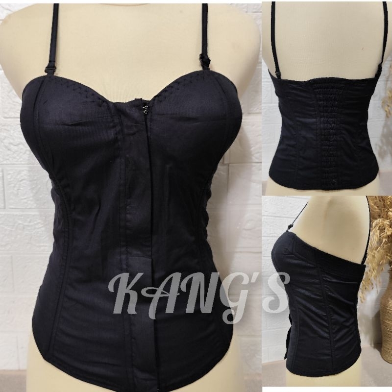 KATUN Premium cotton longtorso/bali kebaya inner/camisole corset/pudak ...
