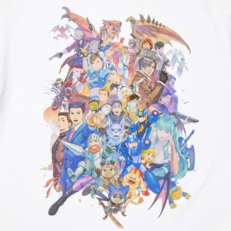 Original Uniqlo x capcom 40th anniversary T-shirt | Shopee Malaysia