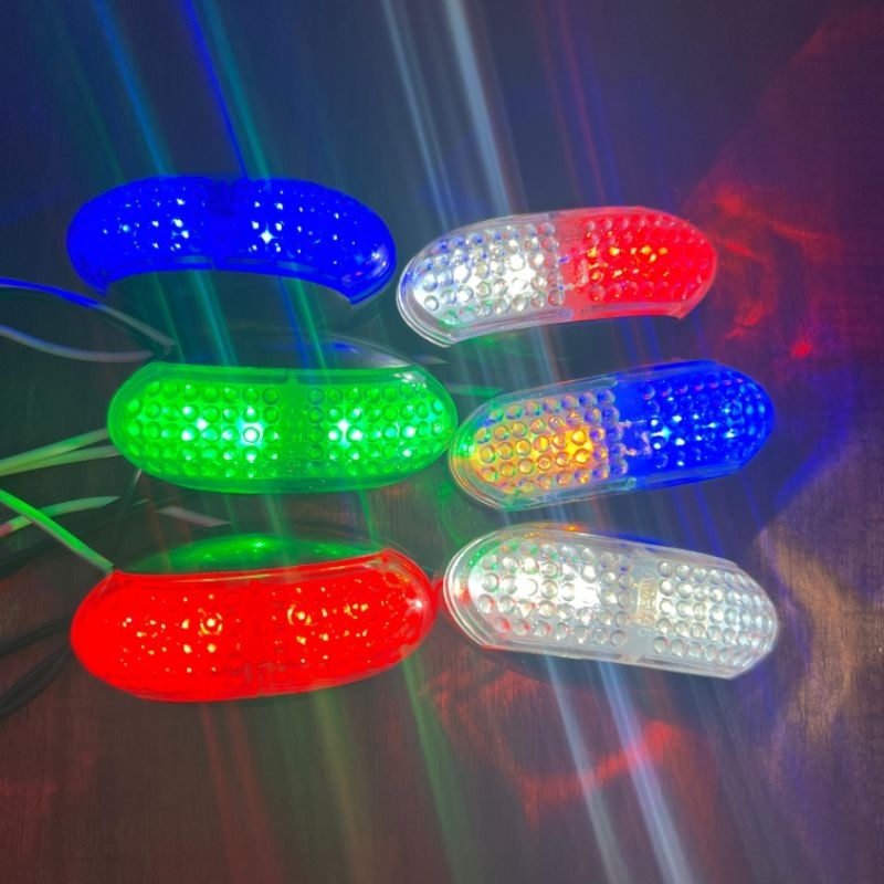 2 color feather caterpillar led lights ard volvo/scania side tub lights ...