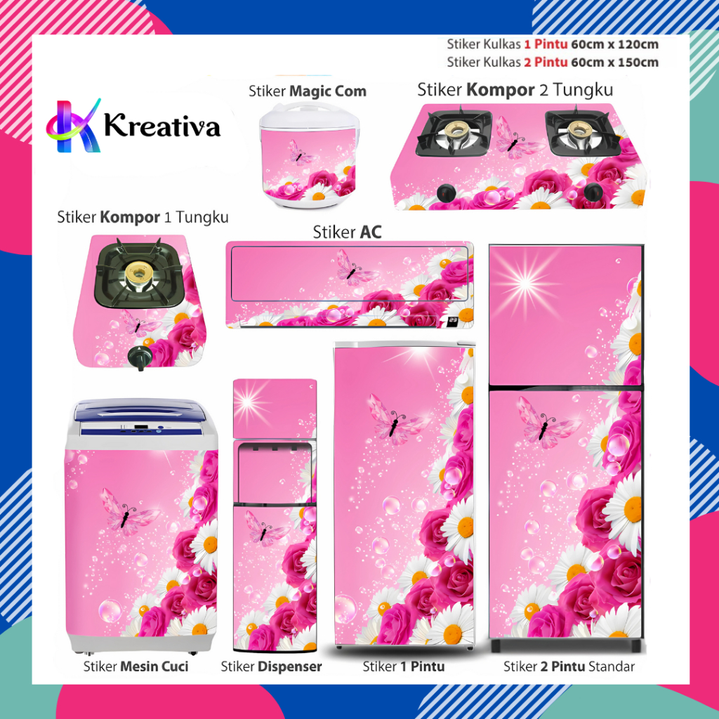 MESIN Refrigerator STICKERS/Stove Stickers/Magicom Stickers/Washing ...