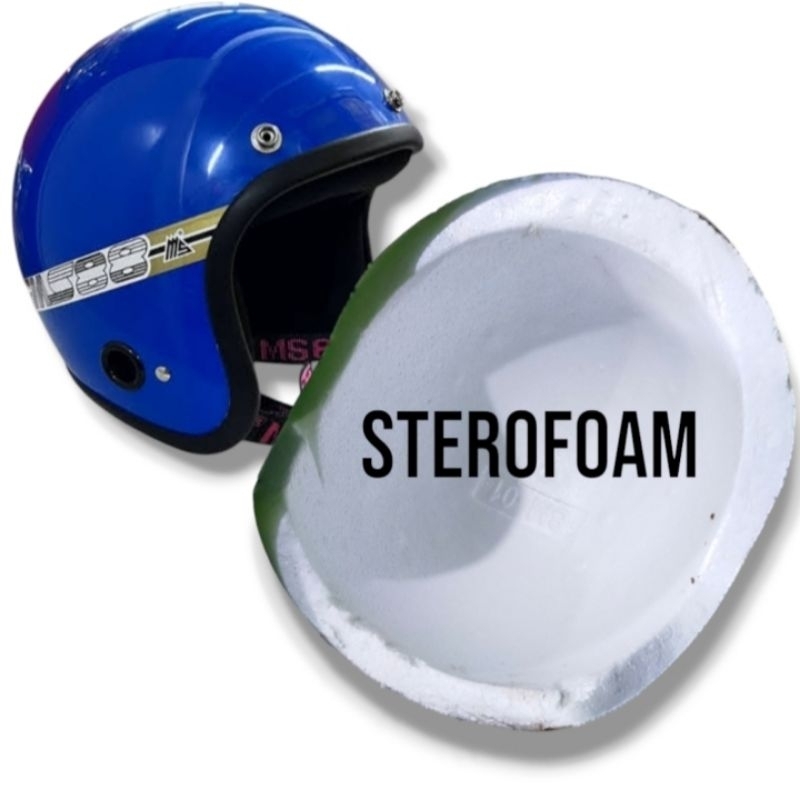 Styrofoam Helmet Bogo MS88 SGV KHI VGV Retro foam Helmet Head | Shopee ...
