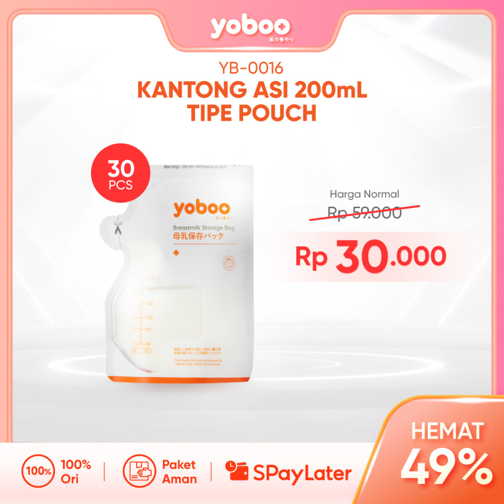 Yoboo Breast Milk Bags contains 30 vol 200ml BPA Free - Breastmilk Storage Pouch - breastfeeding ...
