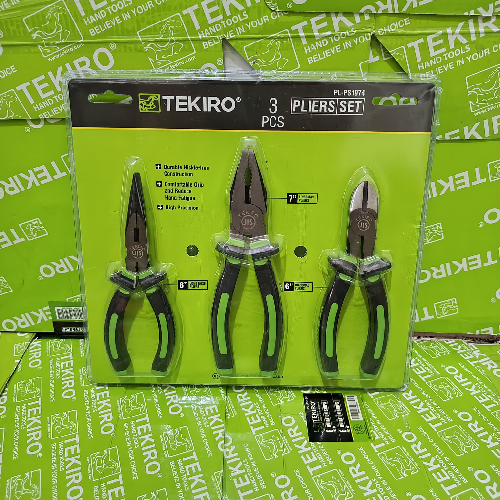 Tekiro Complete Package / TEKIRO Pliers SET Combination 7" + Cut 6 ...