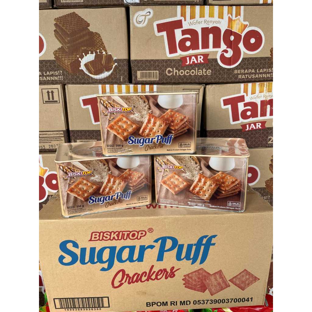 Biskitop sugar puff cans 350 grams 1 box contains 6 cans | Shopee Malaysia