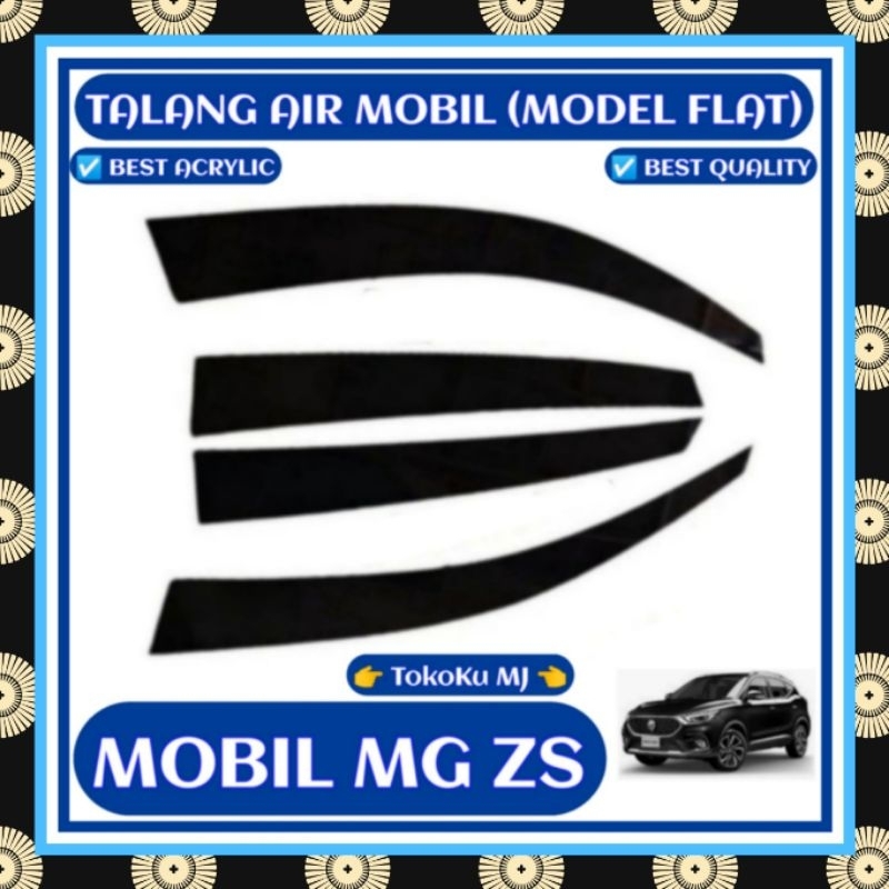 Mg ZS CAR WATER GUTTER (FLAT MODEL) 4 DOOR FULLBSET | Shopee Malaysia