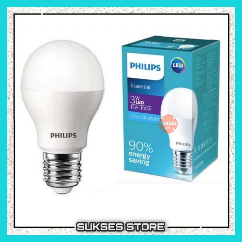 Philips Essential LED Light Bulb / CoolDaylight Bulb | Shopee Malaysia
