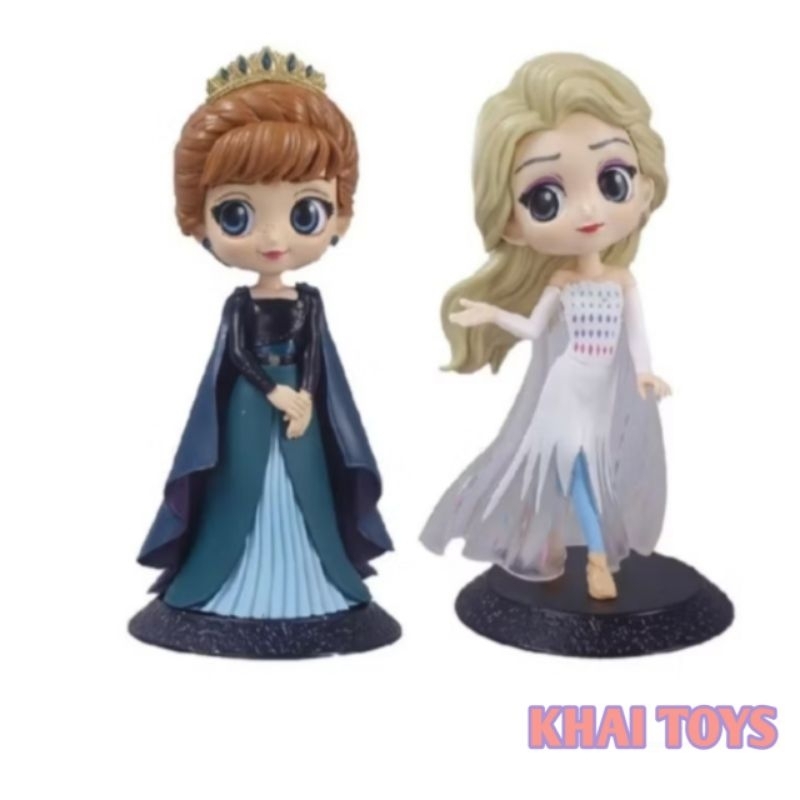 Cake TOPPER ELSA WHITE FROZEN FIGURE PRINCESS DISPLAY CAKE DECORATIONS ...