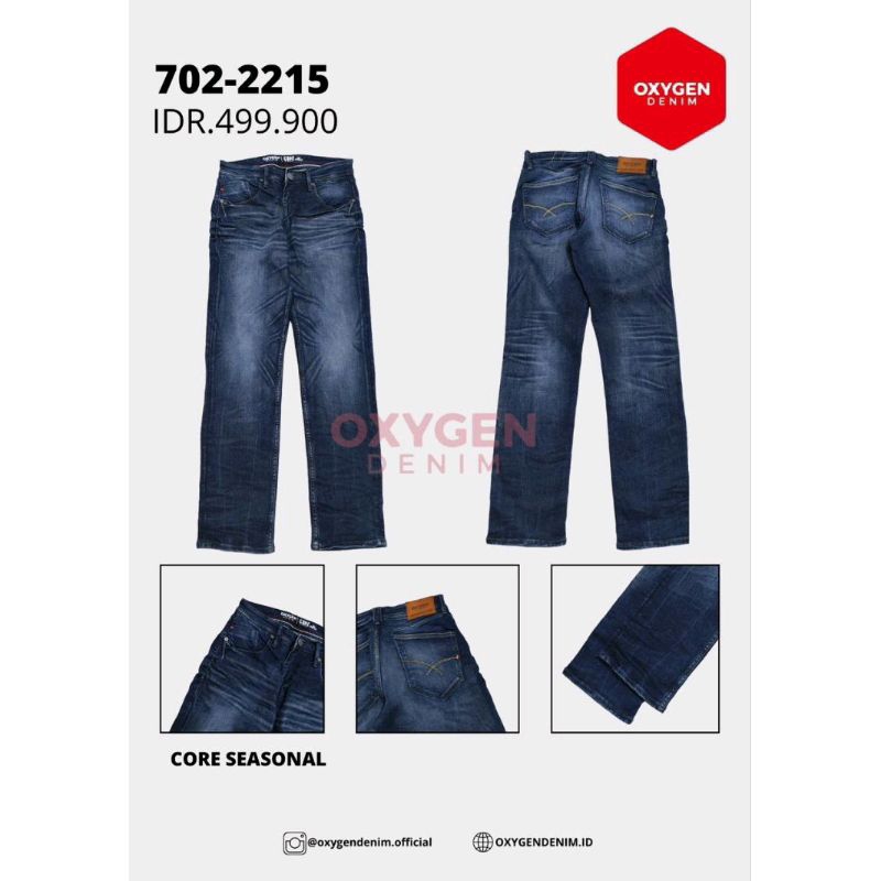 Oxygen Denim - Original SlimFit Oxygen Denim Long Jeans for Men and ...